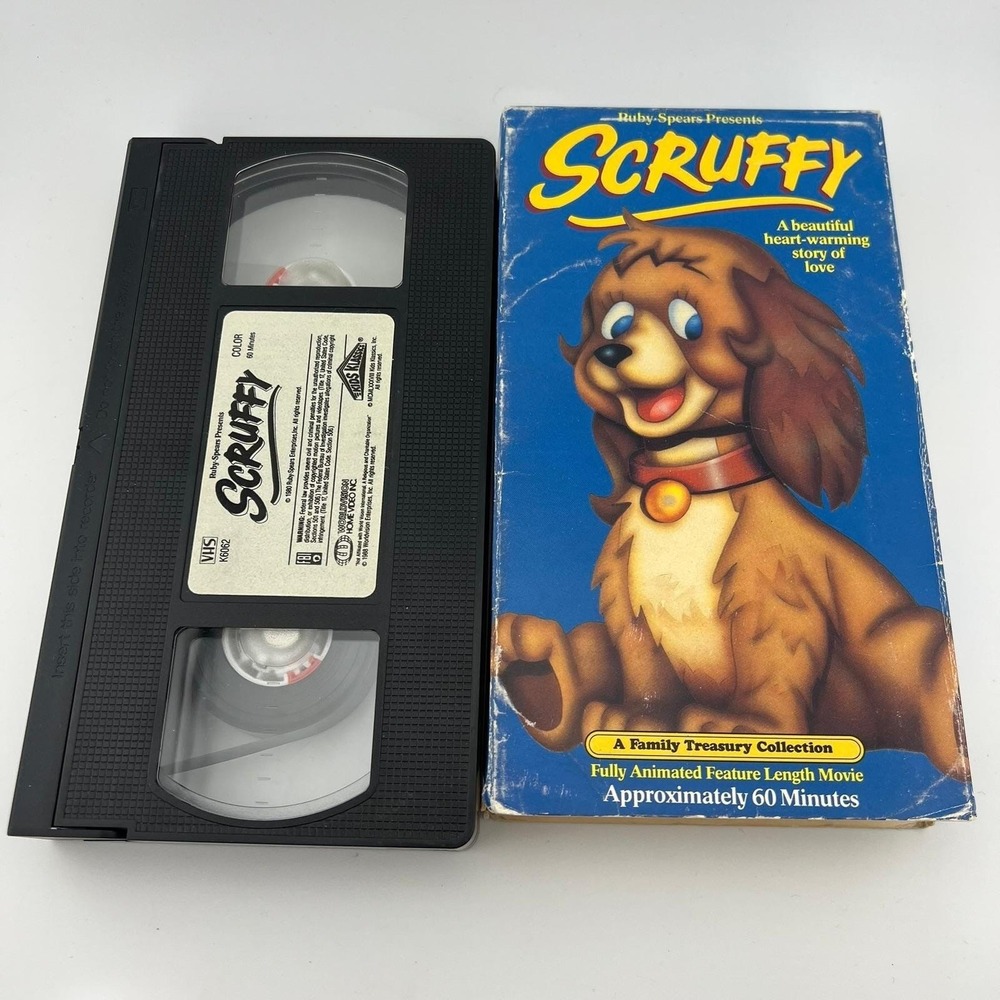 Media | Scruffy Vhs 1988 Rubyspears Kids Klassics Animated Dog Movie ...